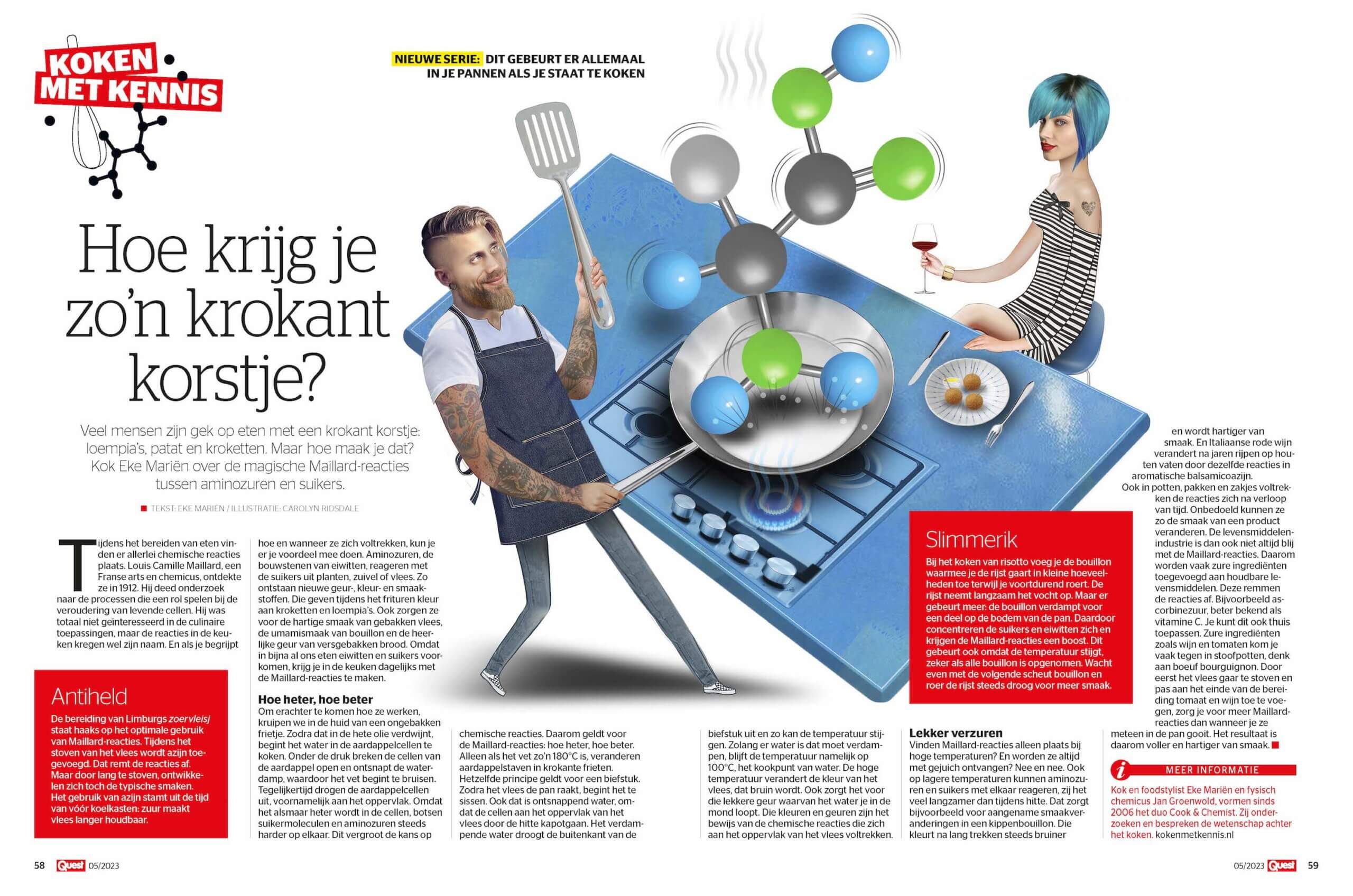 Quest Kookt I: De Maillardreacties - Koken met Kennis